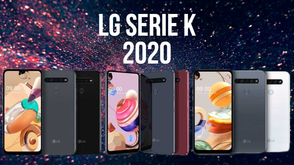 LG anuncia 3 modelos de celulares de la Serie K - FOLOU