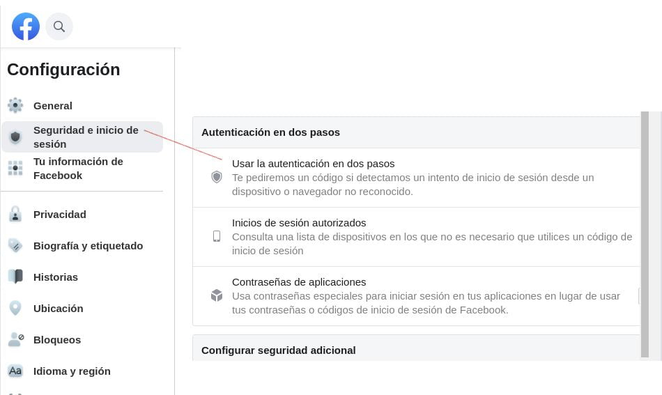 Facebook Cómo Activar La Autenticación En Dos Pasos Folou