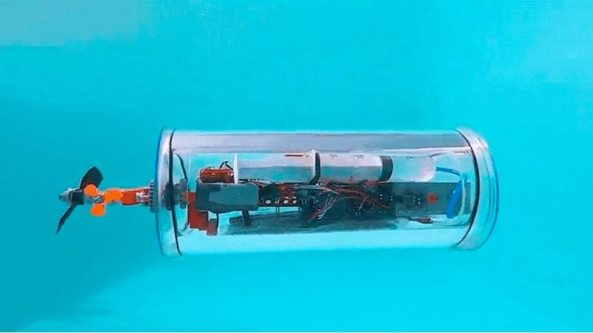 Este submarino hecho con Legos puede medir la profundidad ¿Cómo ...