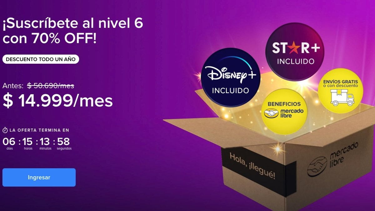 Aprovecha: tienes el 70% de descuento en Disney+ y Star+ con Mercado ...